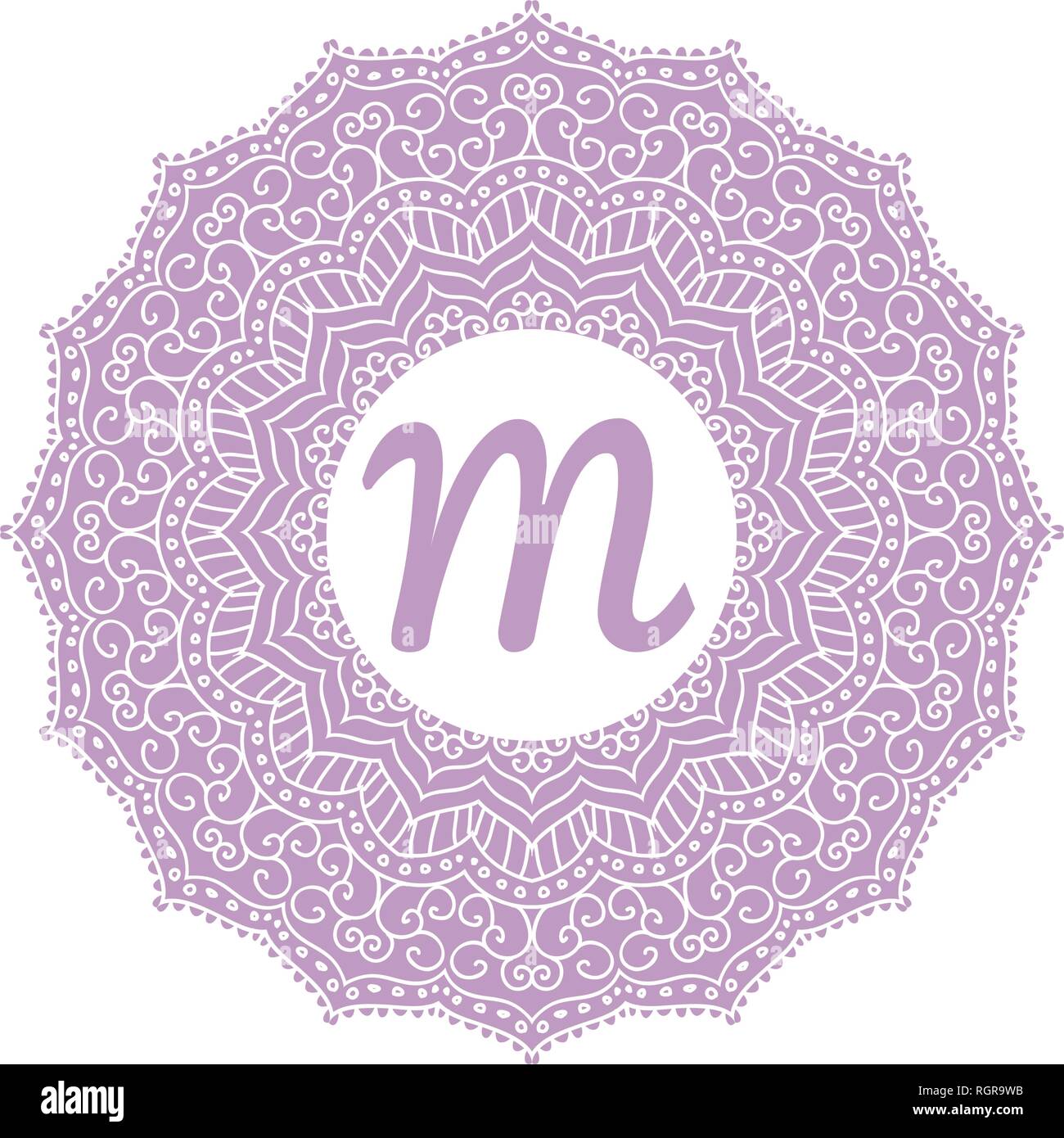 Mandala. Circular figure representing the universe in Hindu and ...