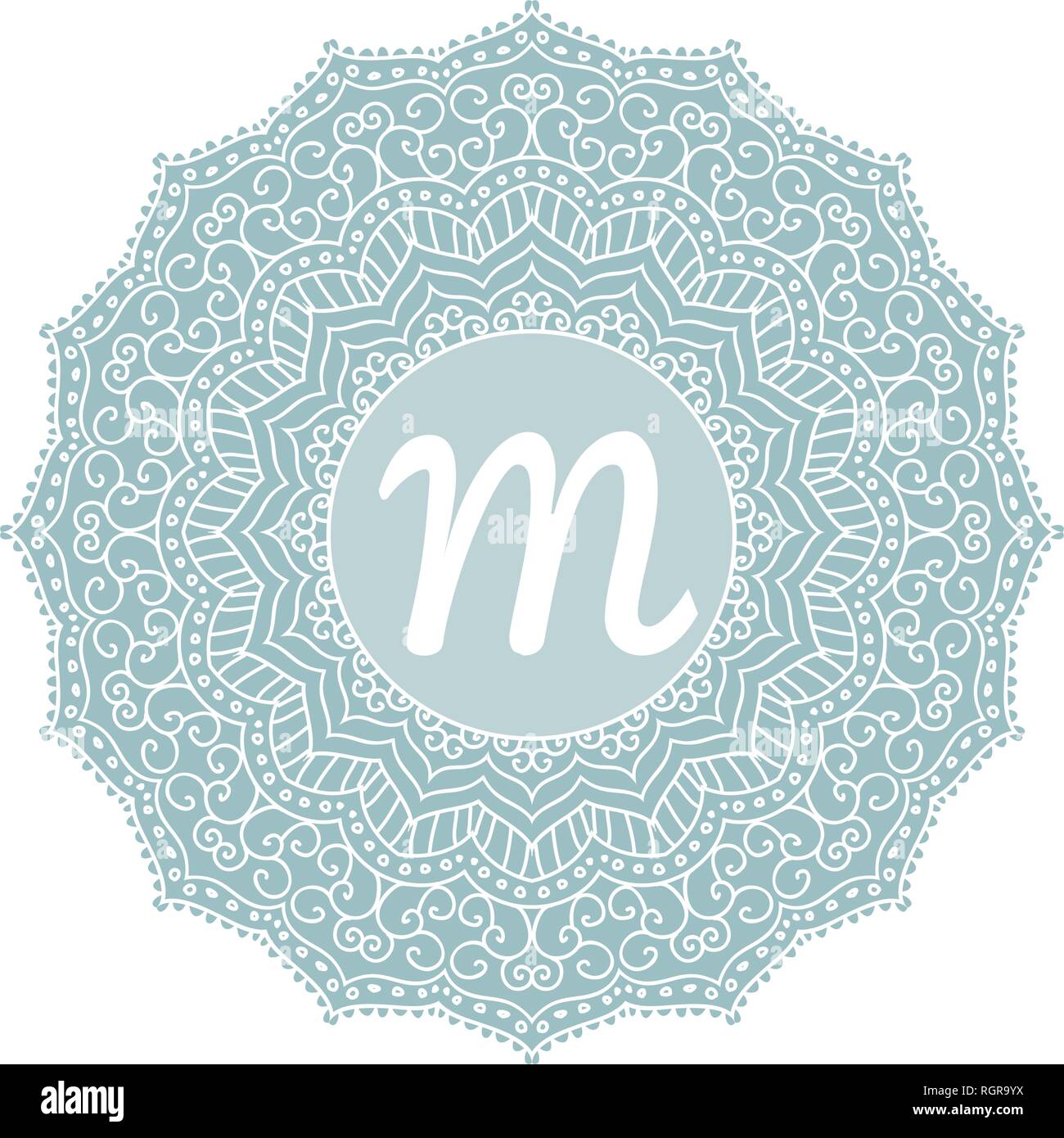 Mandala. Circular figure representing the universe in Hindu and ...