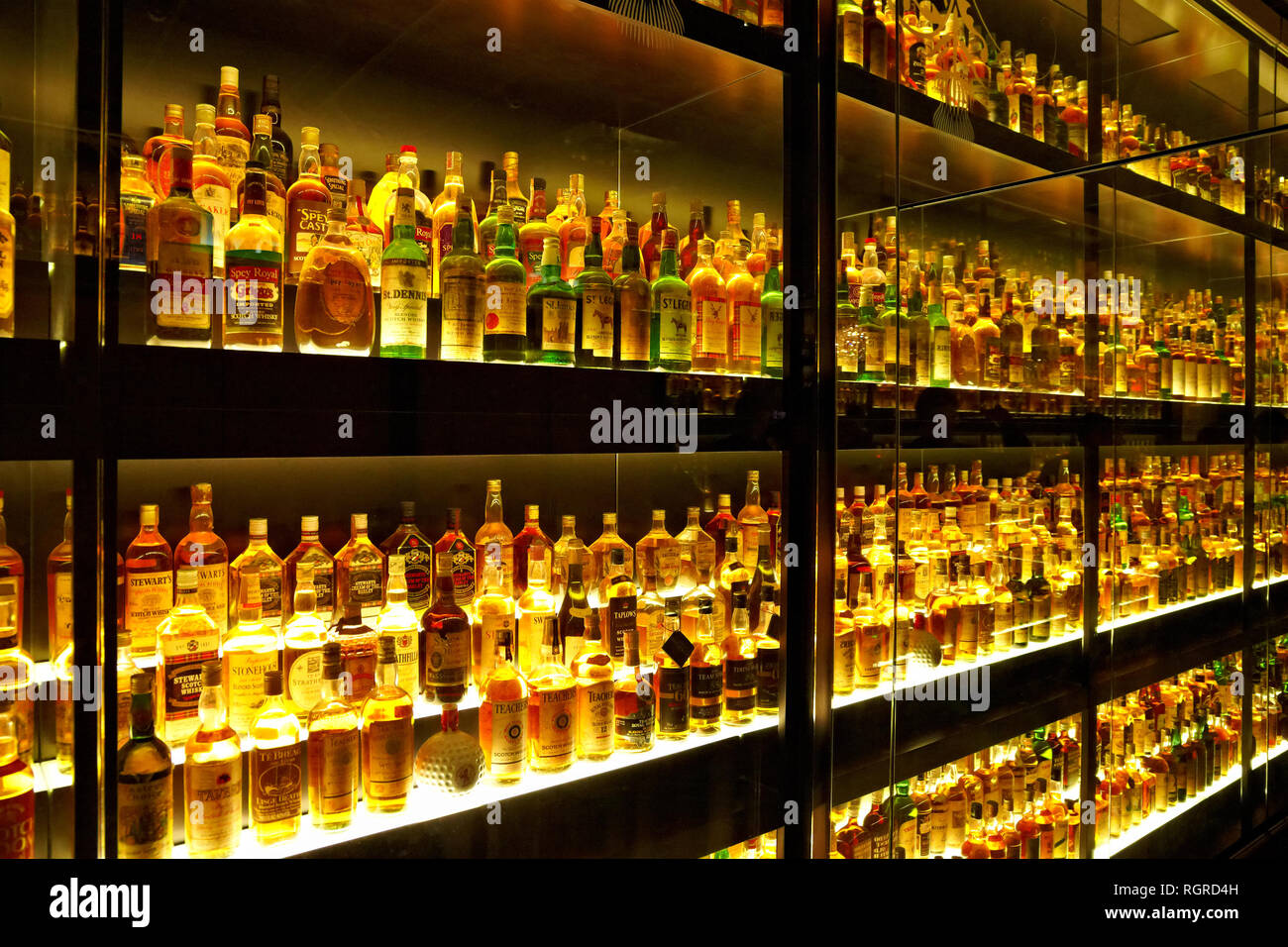 The largest Scotch Whisky collection in the world Stock Photo - Alamy