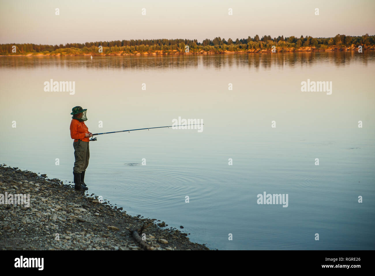 Mosquito net fishing hi-res stock photography and images - Alamy
