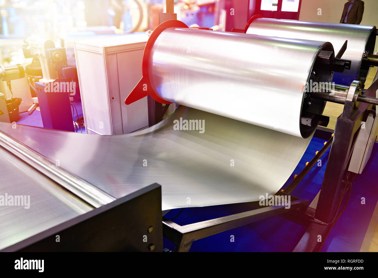 Rolled sheet steel production hi-res stock photography and images - Alamy
