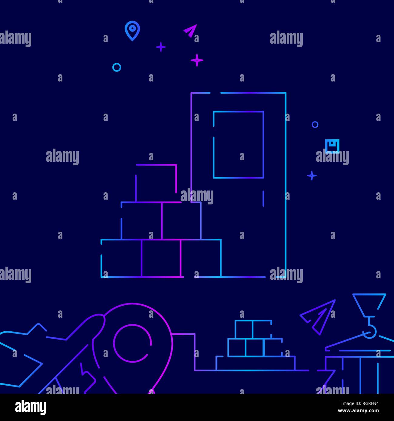 Dark background boxes Stock Vector Images - Alamy