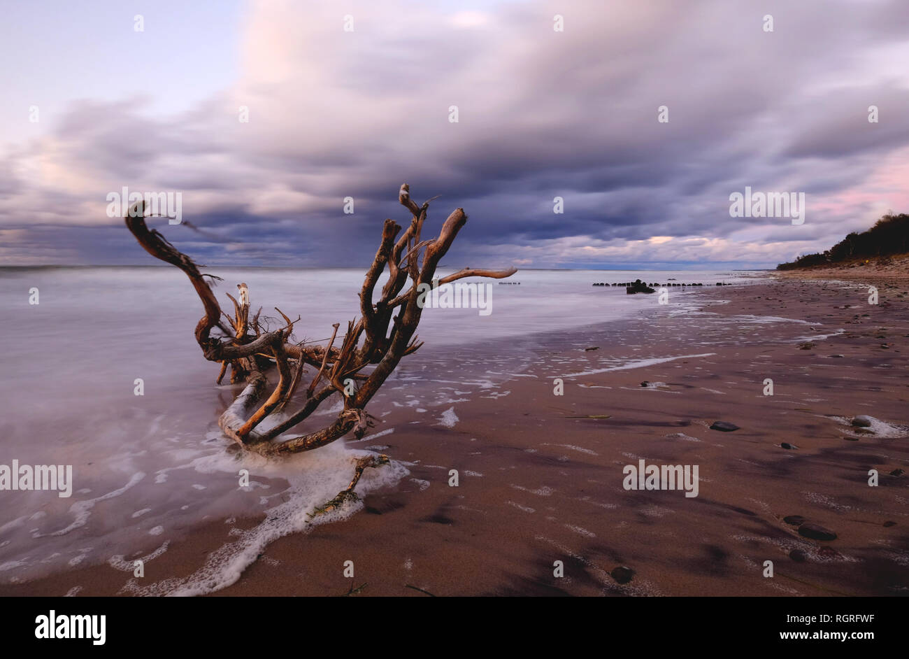 Sea landscape of the Baltic coast Stock Photo - Alamy