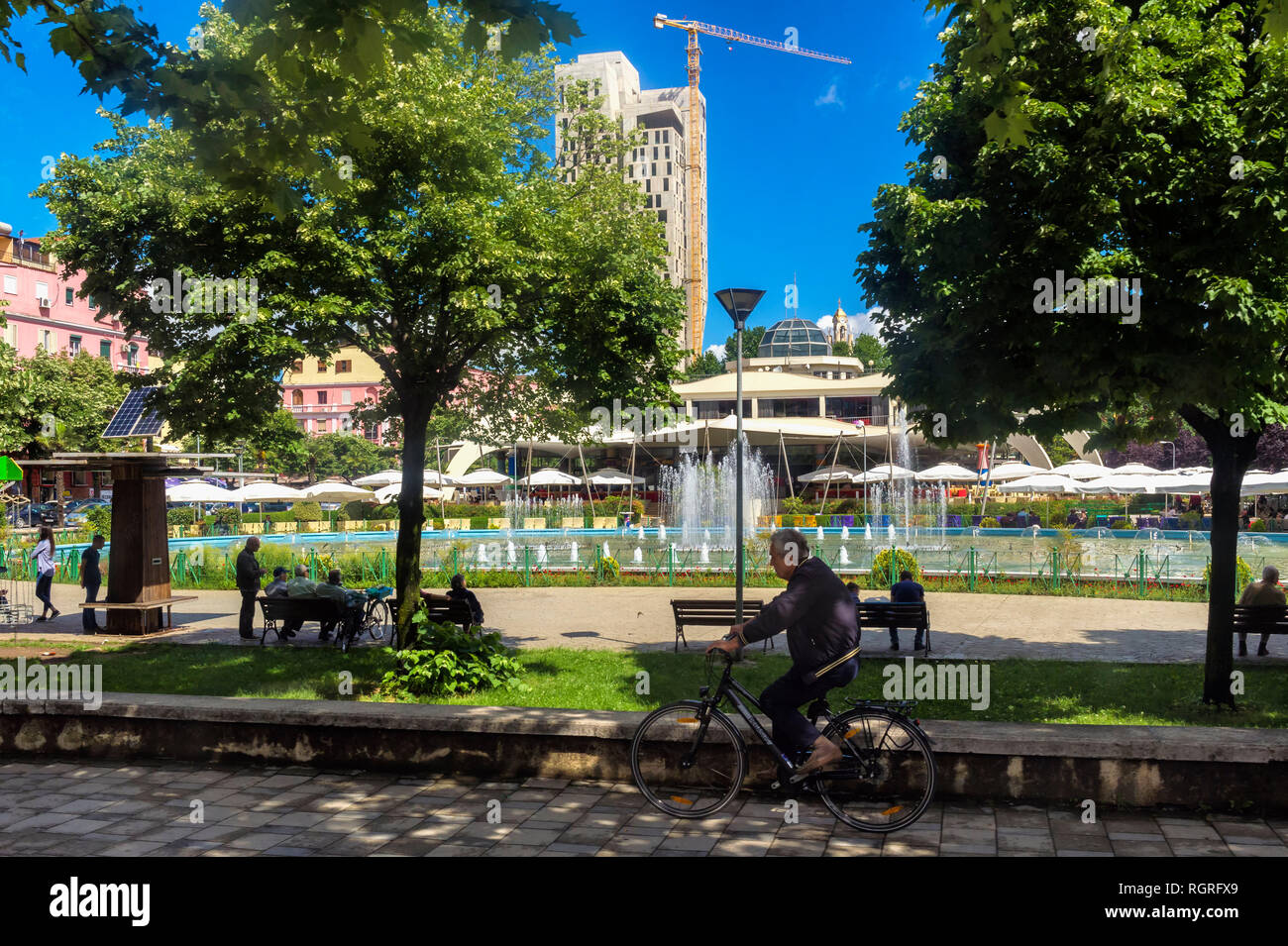Park tirana albania hi-res stock photography and images - Alamy
