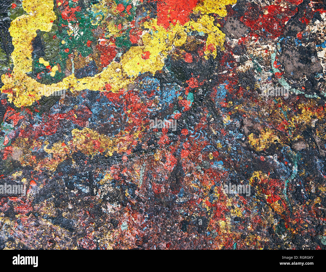 Spilled paint floor hi-res stock photography and images - Alamy