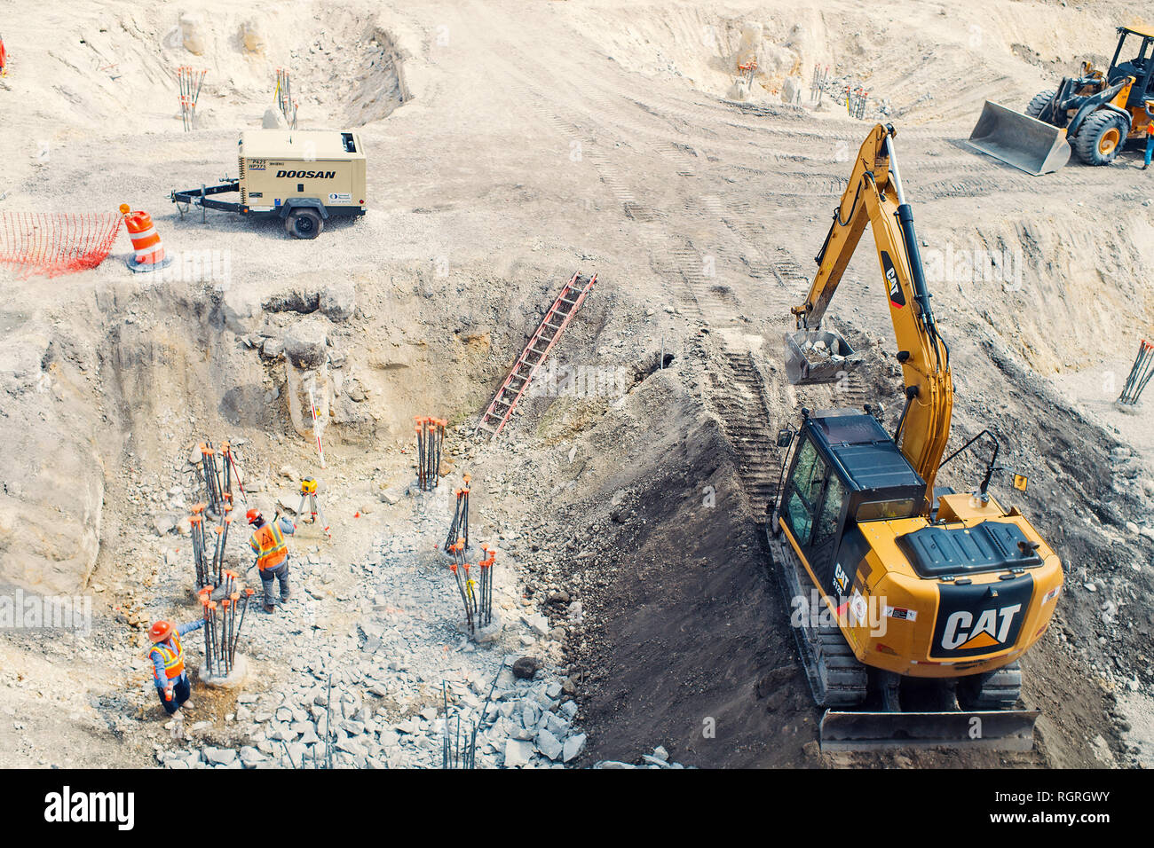 Digger Development Building Site High Resolution Stock Photography and ...