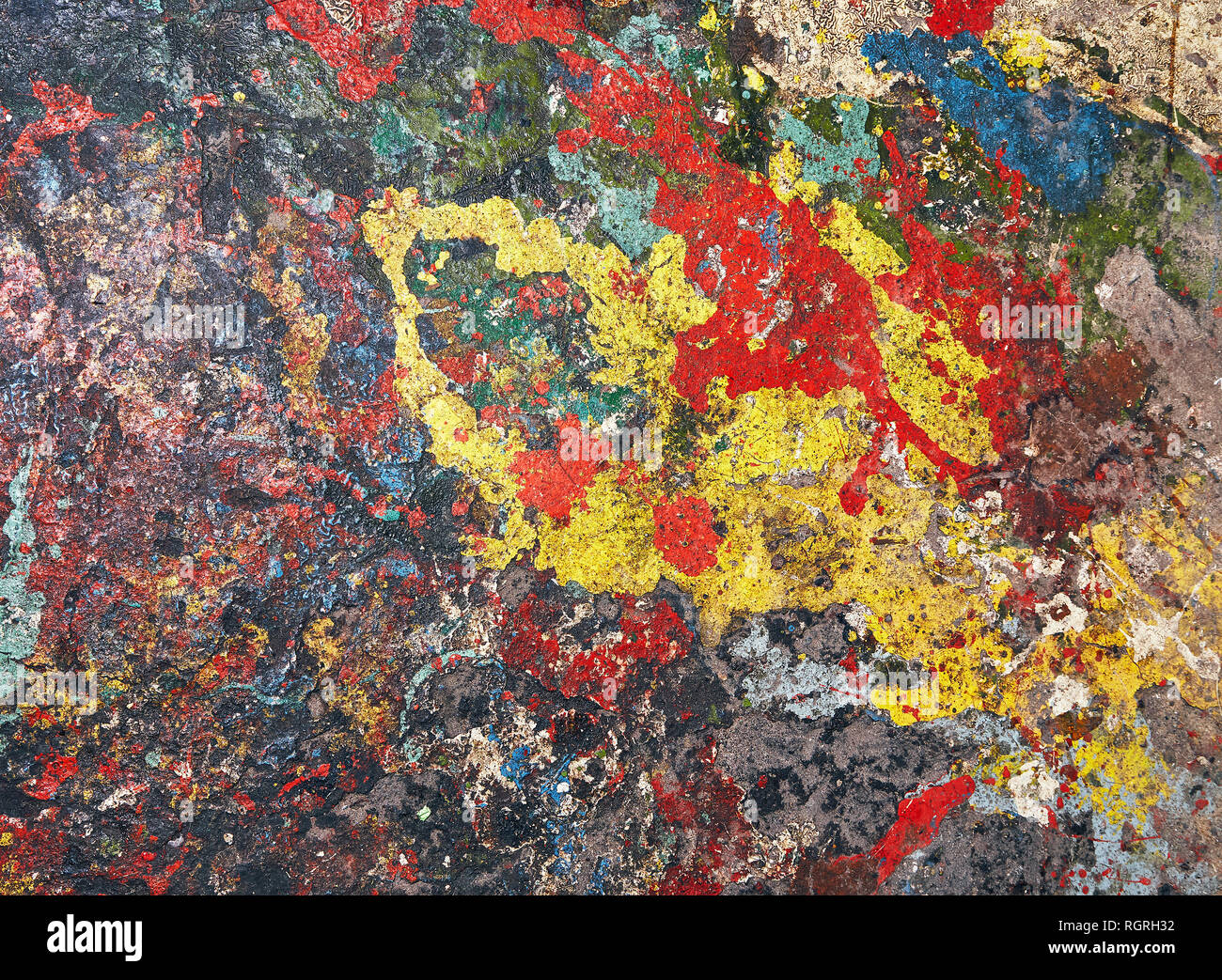 Spilled blue paint hi-res stock photography and images - Alamy