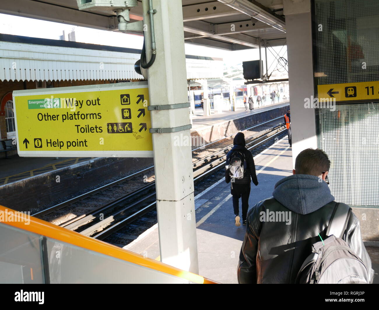 Clapham junction platform hi-res stock photography and images - Alamy