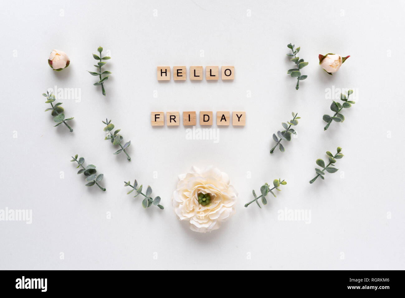 Hello friday sign hi-res stock photography and images - Alamy