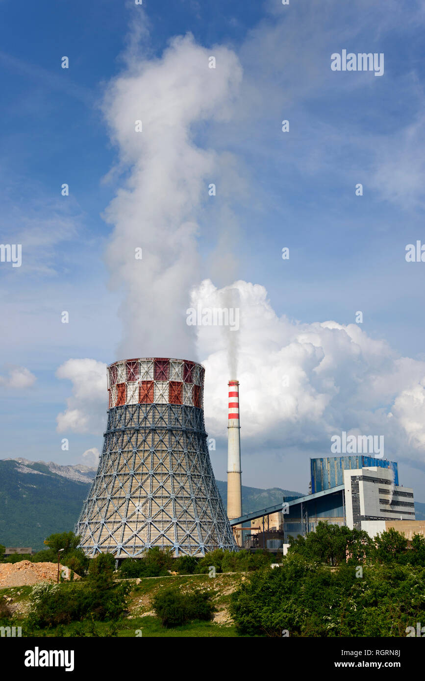Thermal power plant TE Gacko, Gacko, Republic of Srpska, Bosnia and ...