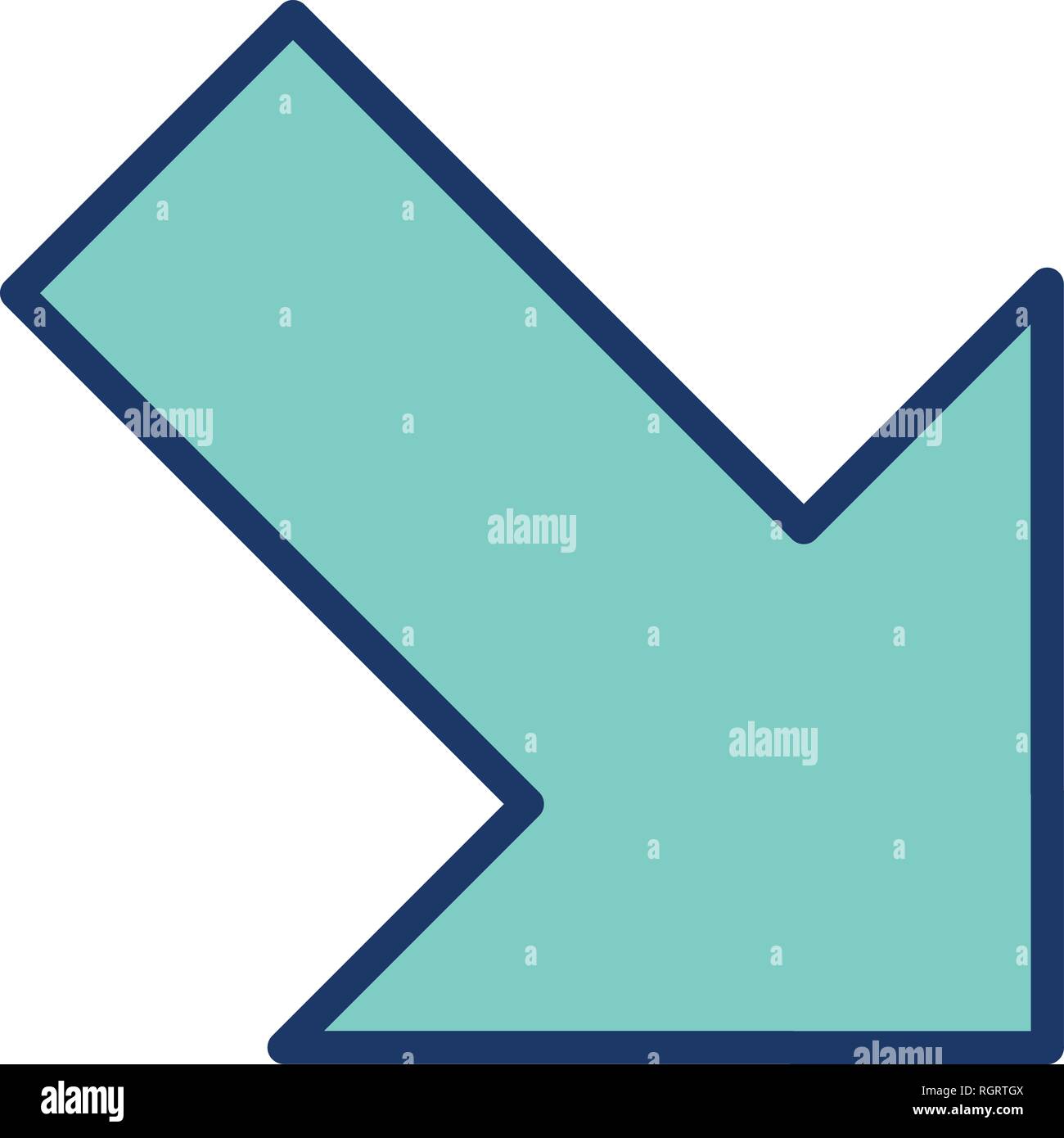 Rightdown Stock Vector Images - Alamy