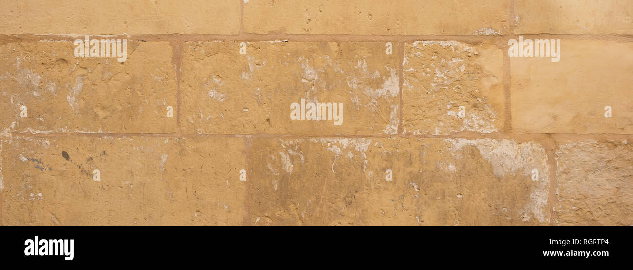 Natural stone background texture, yellow, beige color. Traditional ...