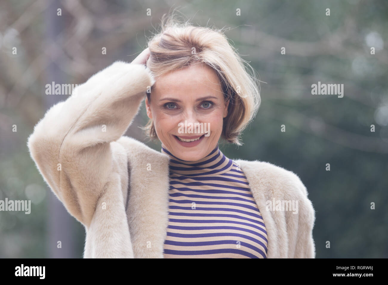 Roma, Italy. 30th Jan, 2019. Galatea Ranzi during the photocall of the ...