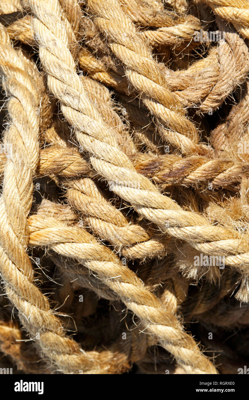 Hemp ropes hi-res stock photography and images - Alamy