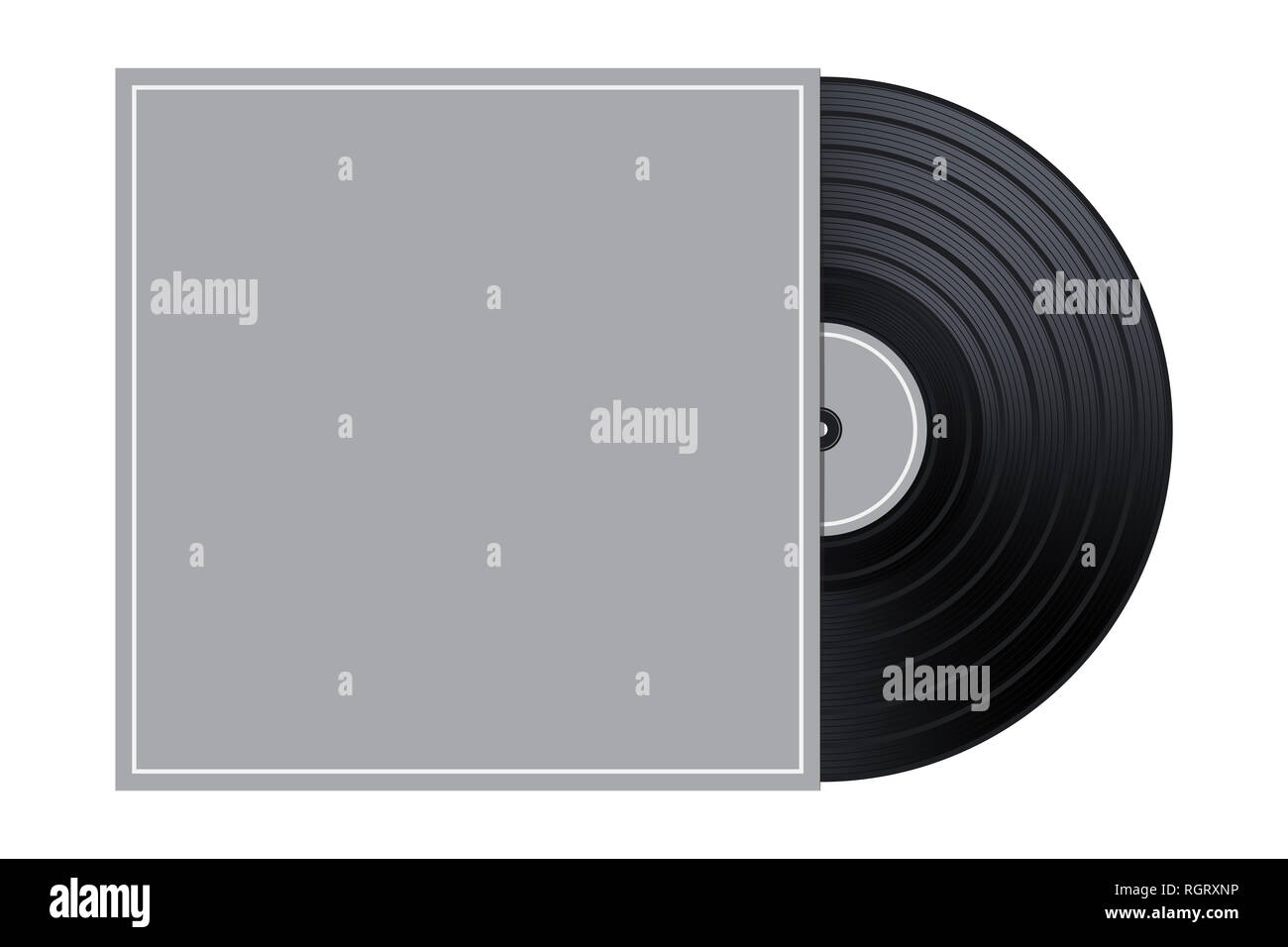 Music Label Audio Vinyl in the Box / Cover Mockup / Template ...
