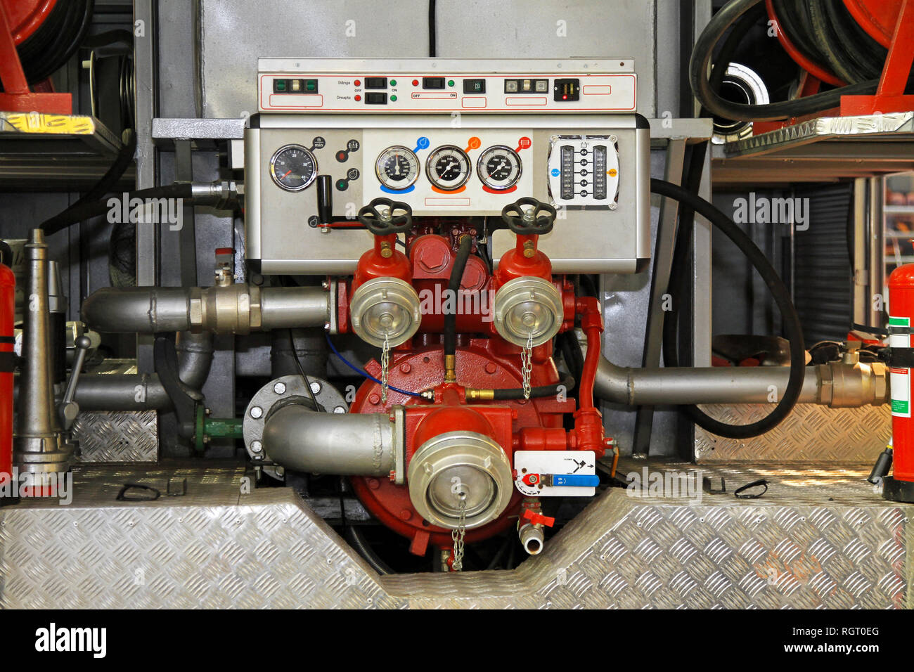 High pressure fire pump motor hi-res stock photography and images - Alamy