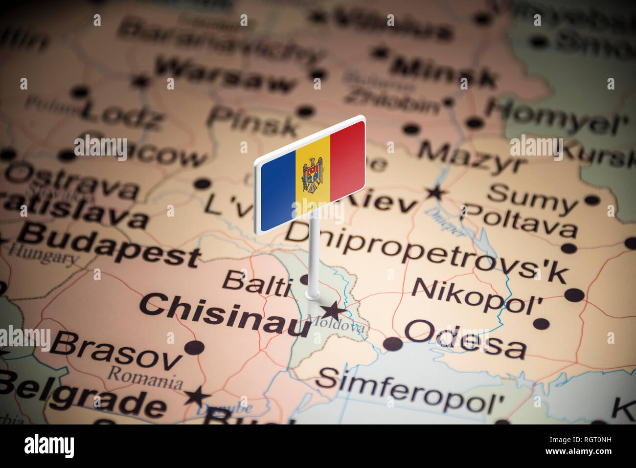 Map moldova border hi-res stock photography and images - Alamy
