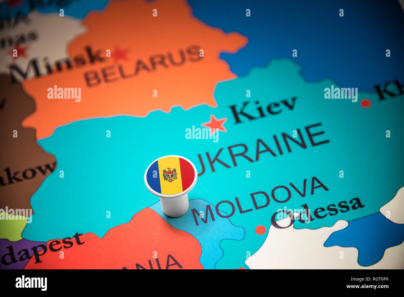 Map moldova border hi-res stock photography and images - Alamy