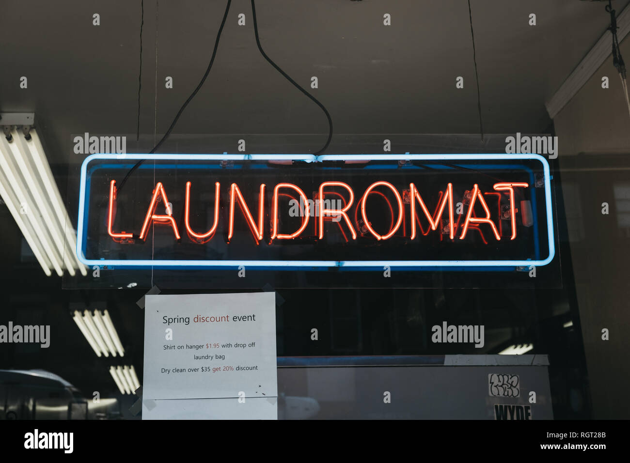 Laundry with washers and dryers hi-res stock photography and images - Alamy