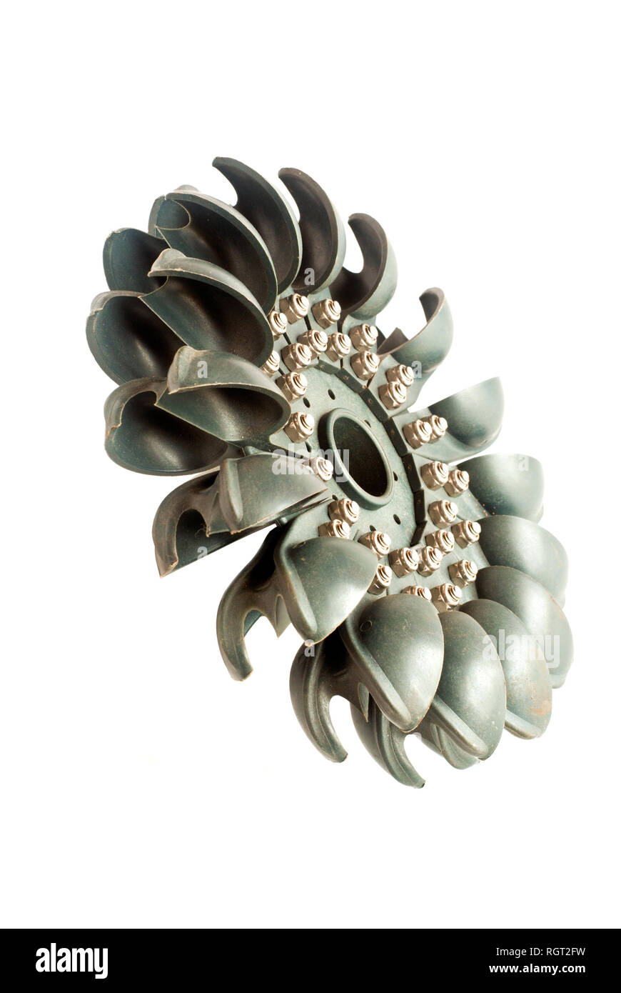 Hydroelectric turbine small Cut Out Stock Images & Pictures - Alamy