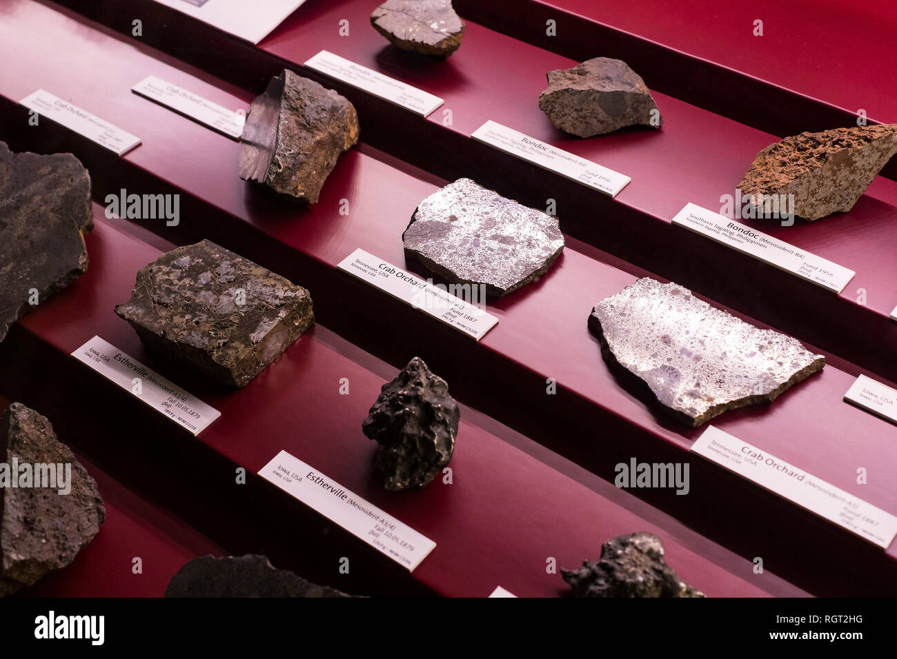 3 SEPTEMBER 2018, VIENNA, AUSTRIA: Collection of minerals of stones and ...
