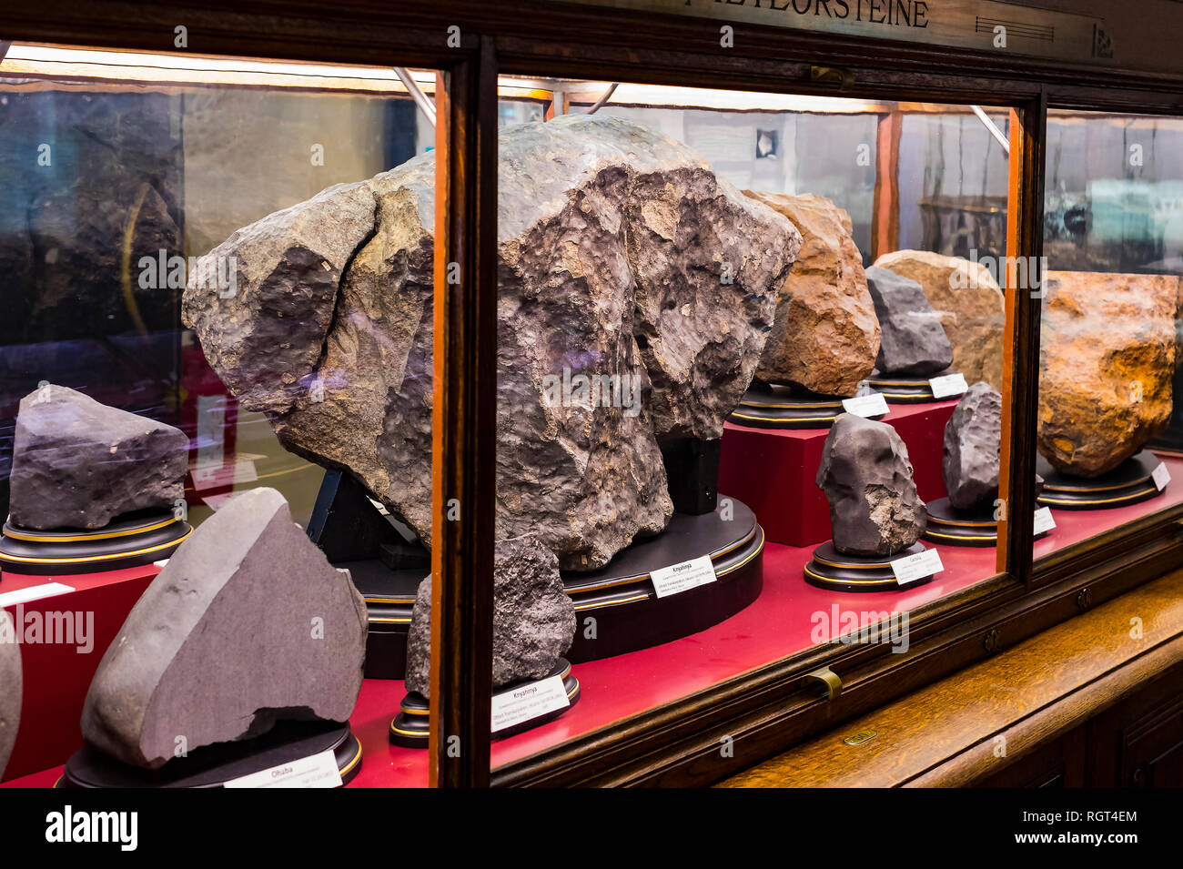 3 SEPTEMBER 2018, VIENNA, AUSTRIA: Collection of minerals of stones and ...