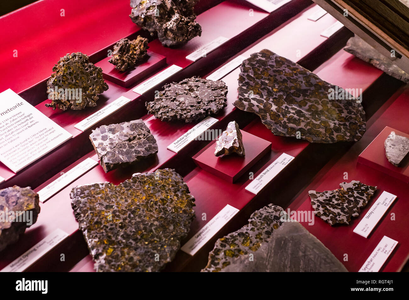 3 SEPTEMBER 2018, VIENNA, AUSTRIA: Collection of minerals of stones and ...