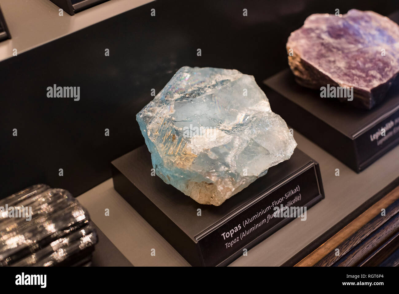 3 SEPTEMBER 2018, VIENNA, AUSTRIA: Collection of minerals of stones and ...