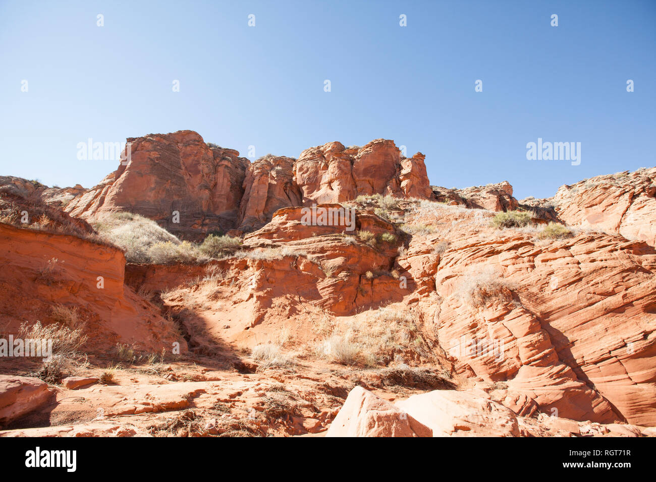 Sedona Arizona has many hiking trails among the red rocks scenery Stock ...
