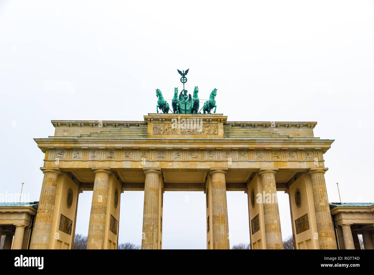 The Brandenburg Gate is an 18th century neoclassical monument in Berlin ...
