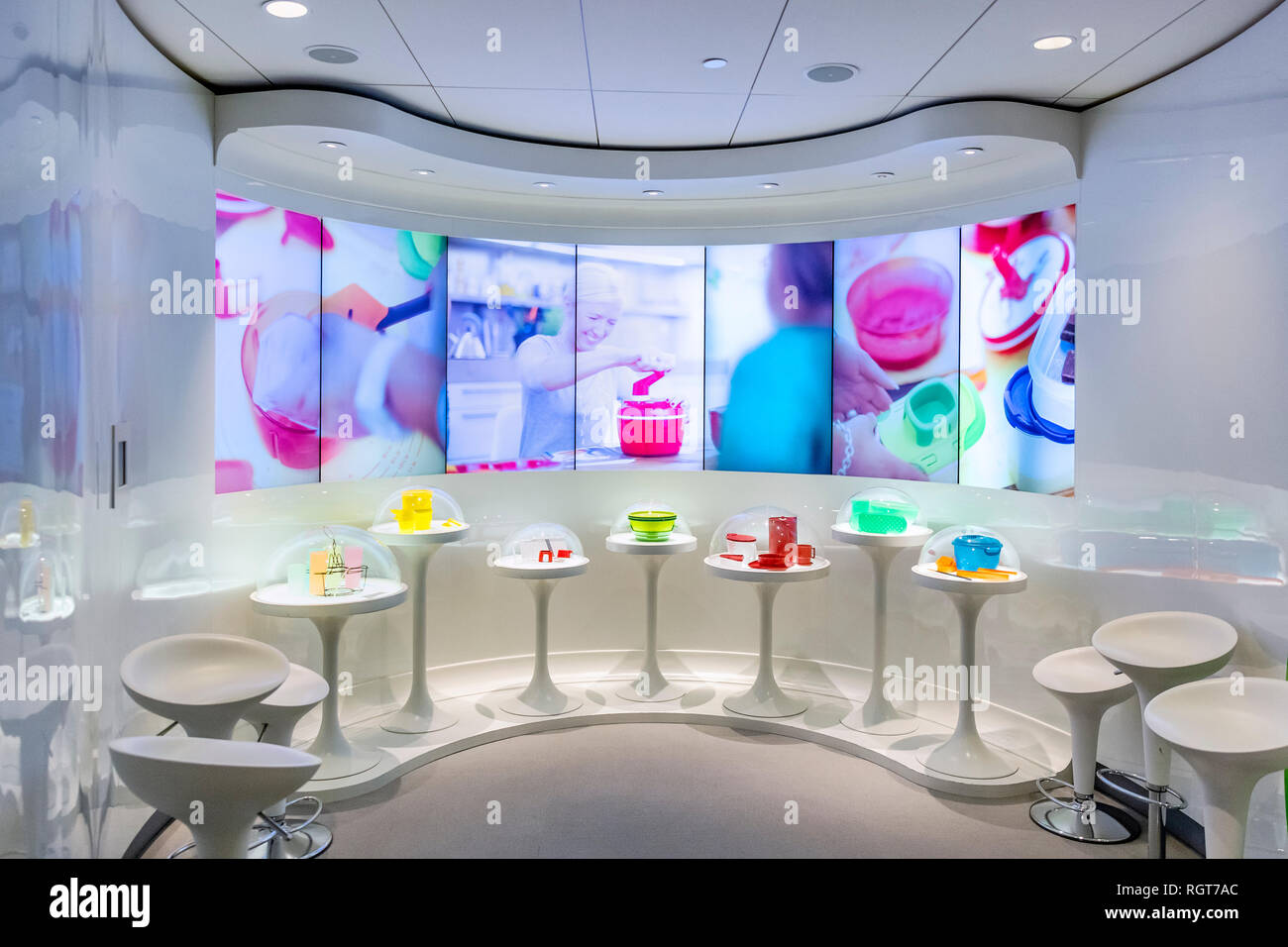 Tupperware Brands Corpotate history and product display at corporate ...