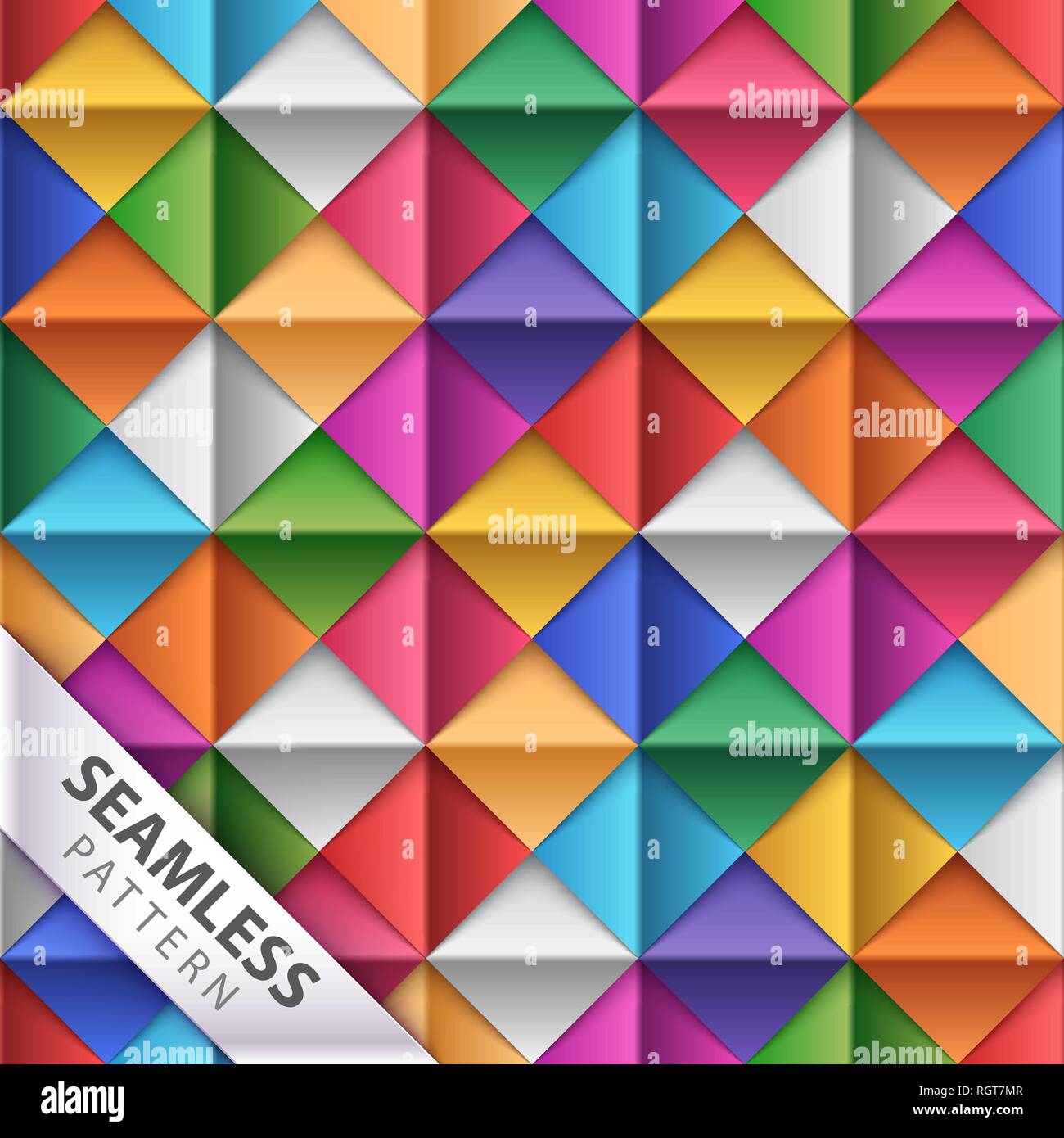 Paper, square, origami seamless pattern Stock Vector Image & Art - Alamy