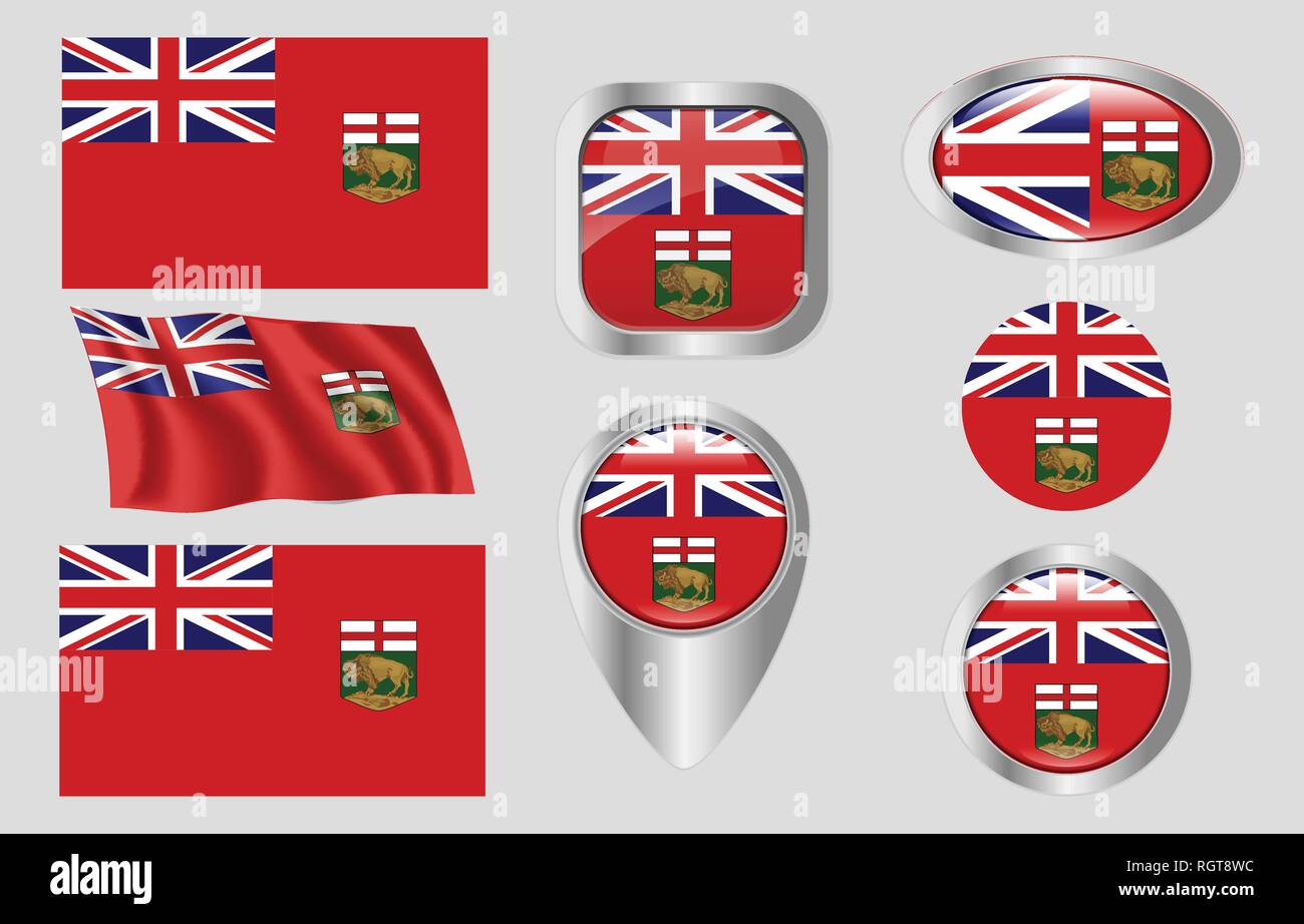 Flag of Manitoba Stock Vector Image & Art - Alamy