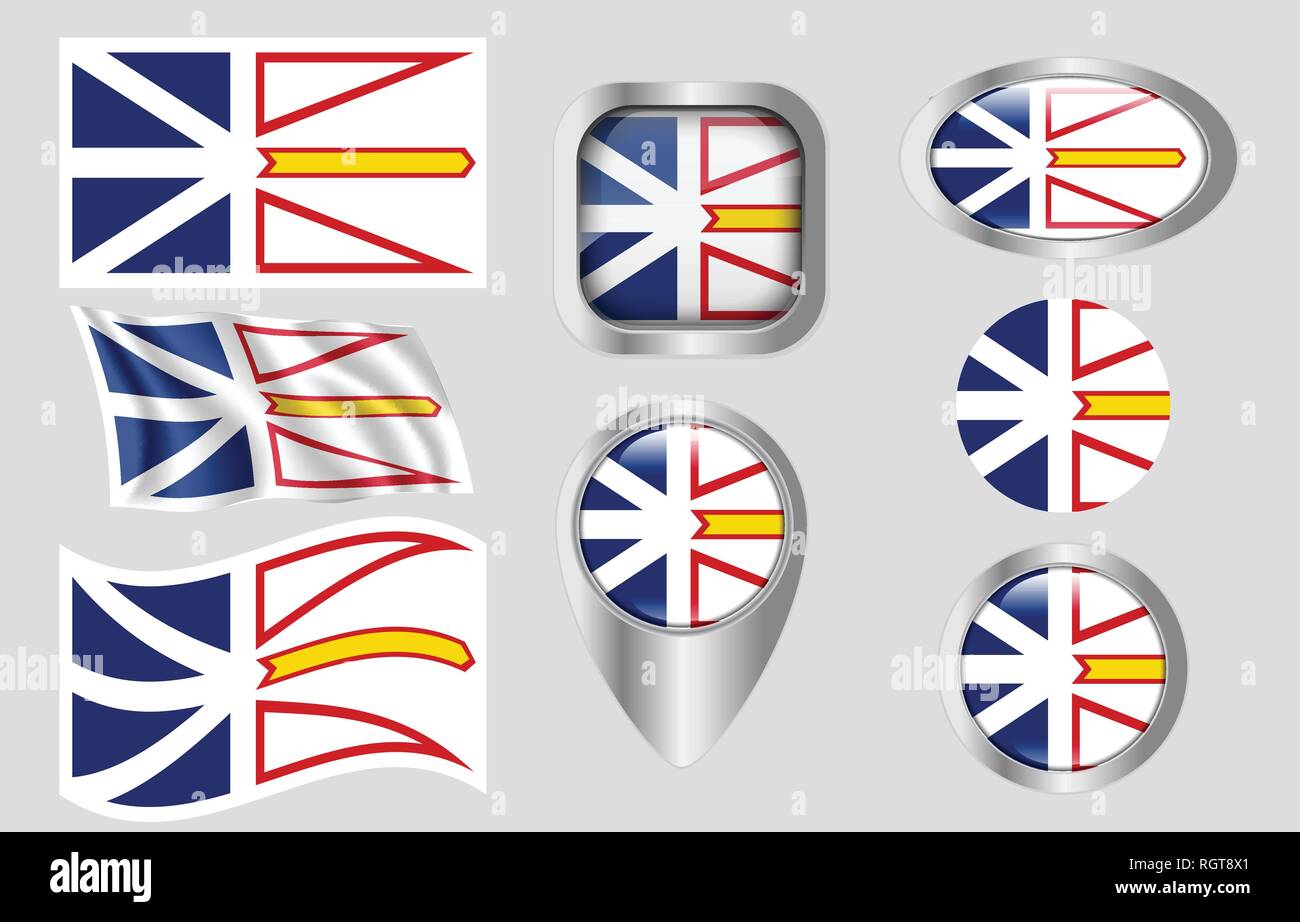 Newfoundland flag hi-res stock photography and images - Alamy