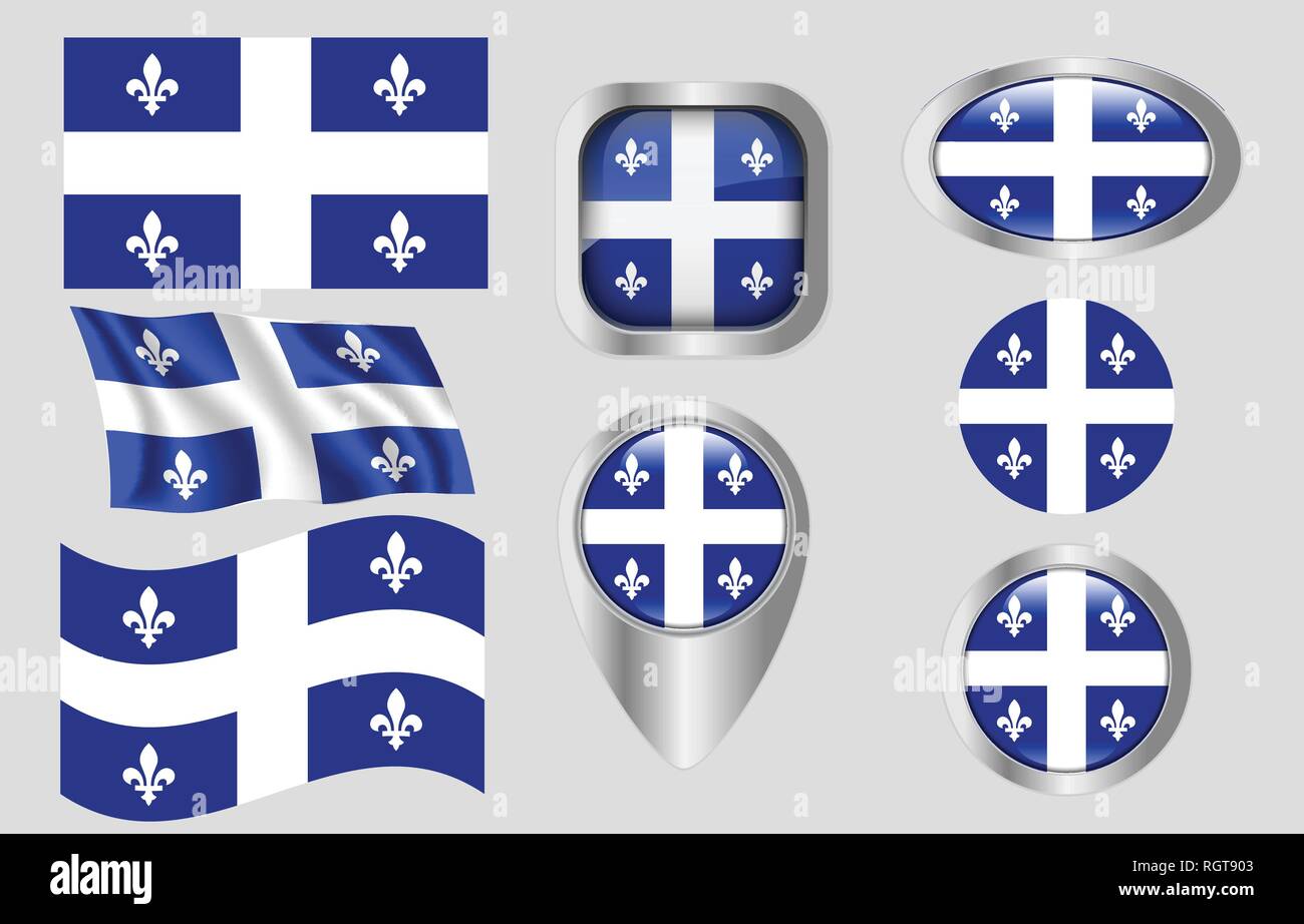 Flag of quebec hi-res stock photography and images - Alamy