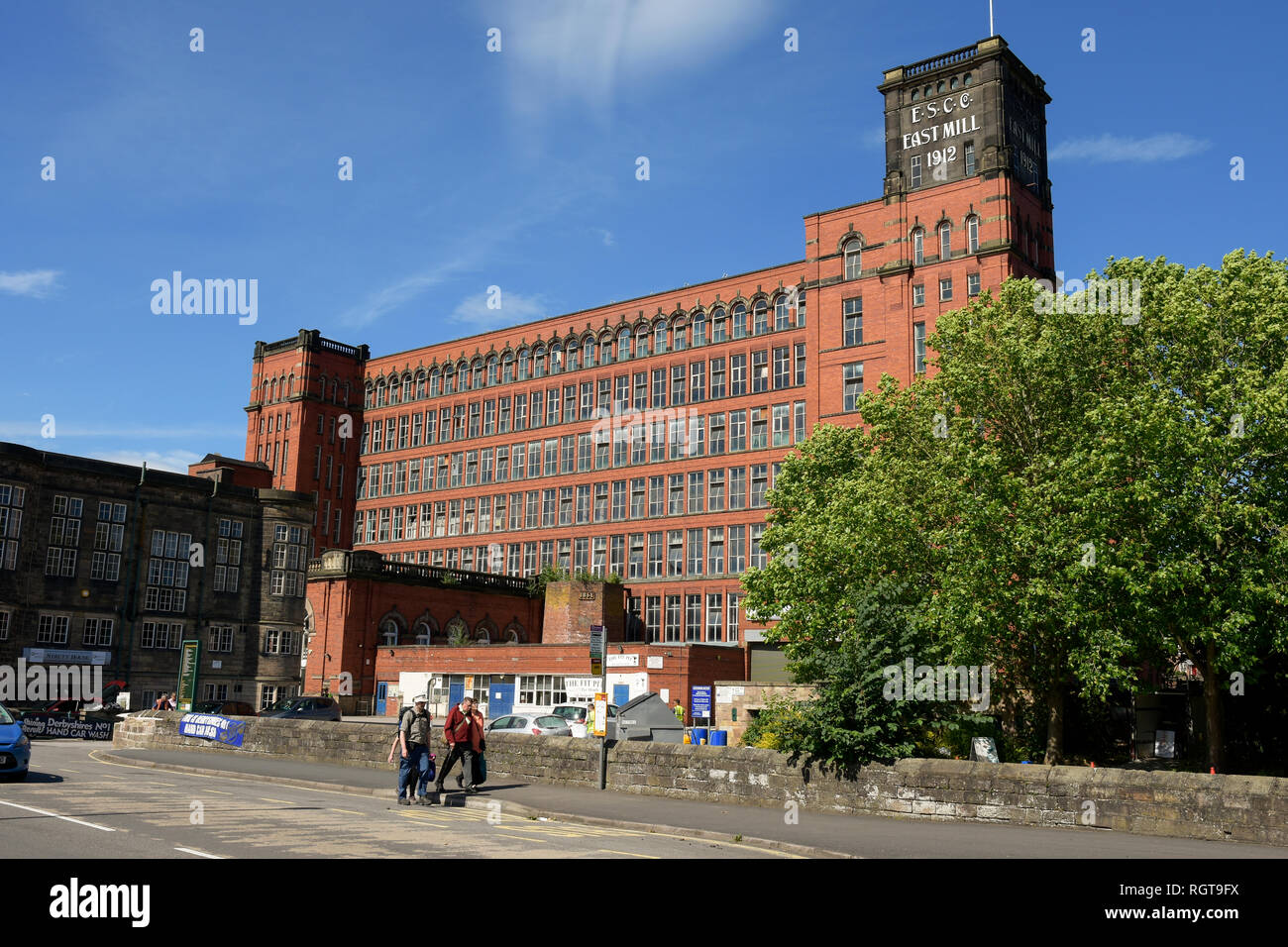 Belper town Amber Valley Derbyshire, England Stock Photo - Alamy