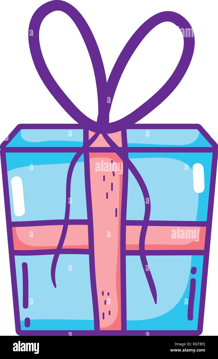 gift box present icon Stock Vector Image & Art - Alamy