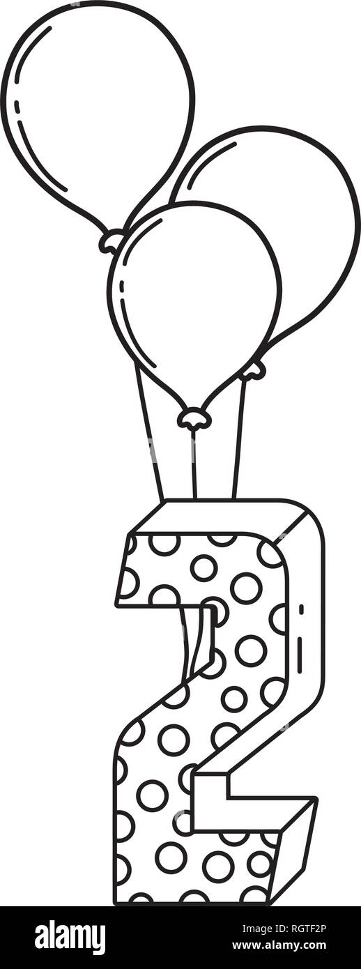 Two balloons studio Stock Vector Images - Alamy