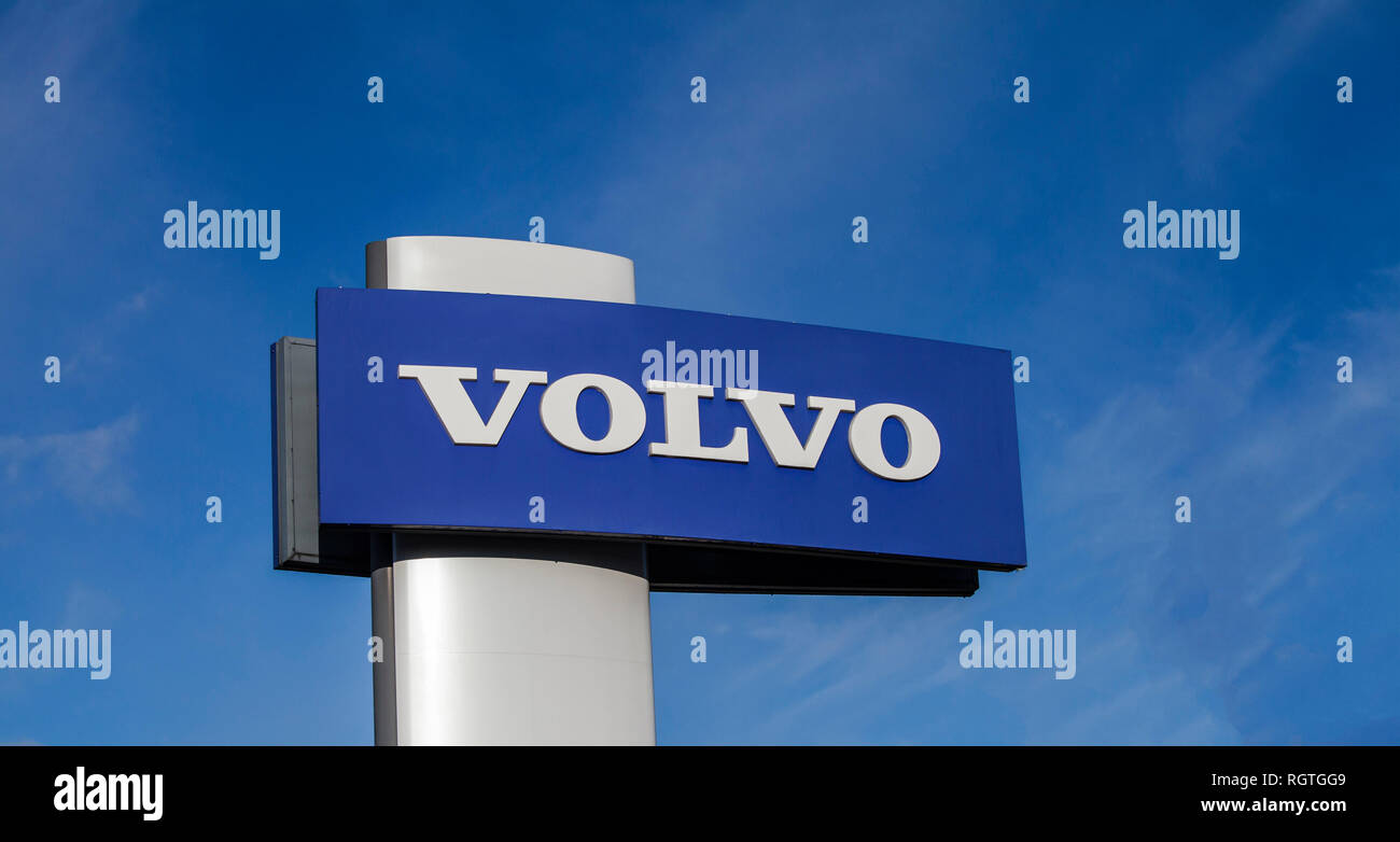 Volvo signage hi-res stock photography and images - Alamy
