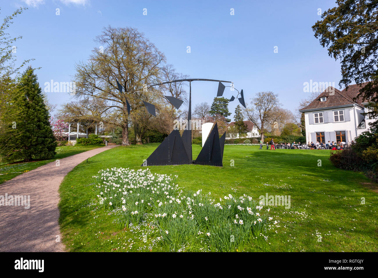 The Tree sculpture by Alexander Calder in Beyeler Foundation, Riehen ...