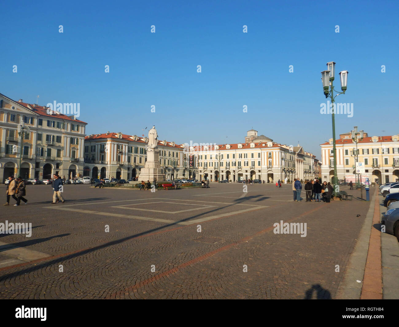 Cityscape of Cuneo, Italy Stock Photo - Alamy