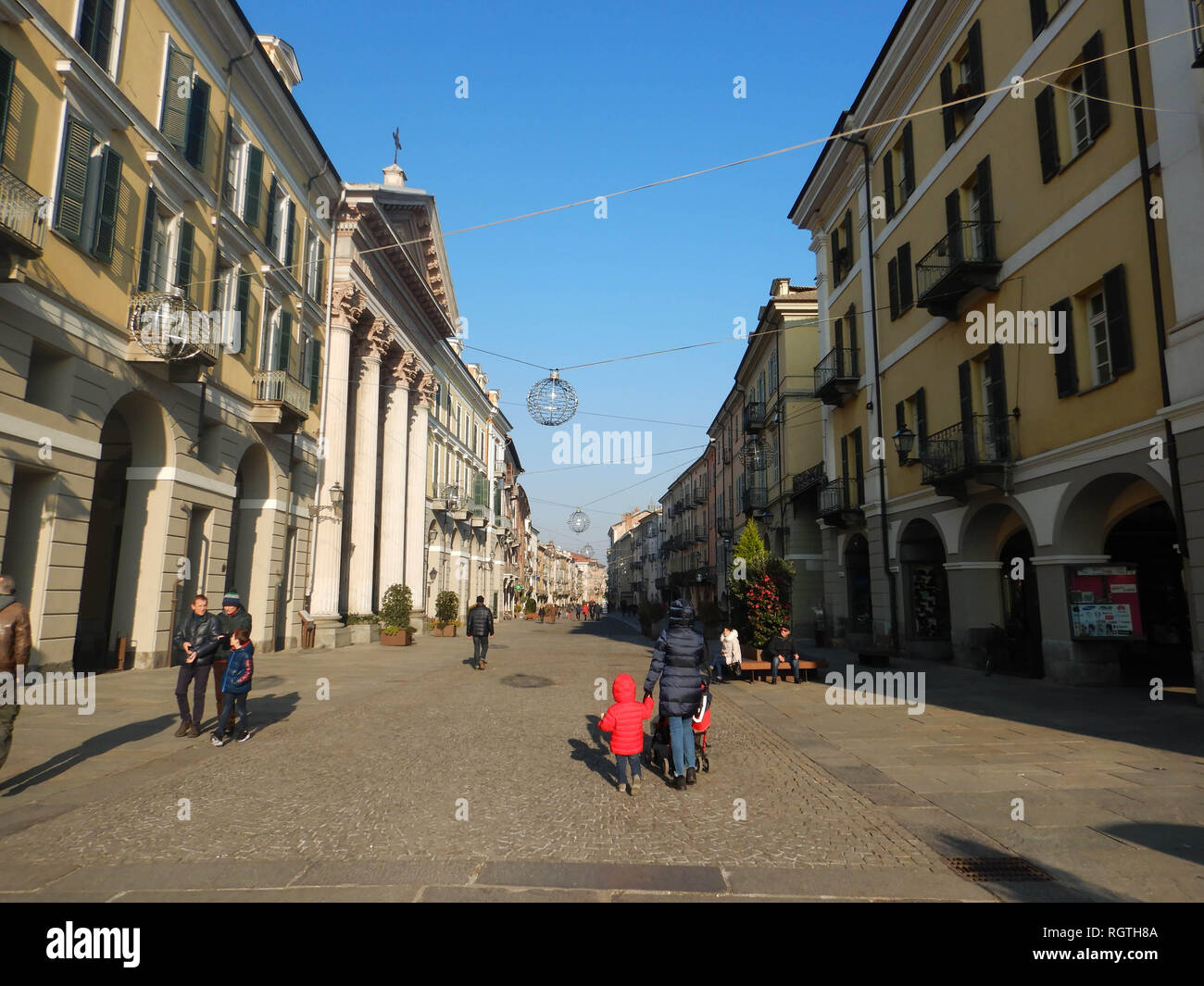 Cityscape of Cuneo, Italy Stock Photo - Alamy