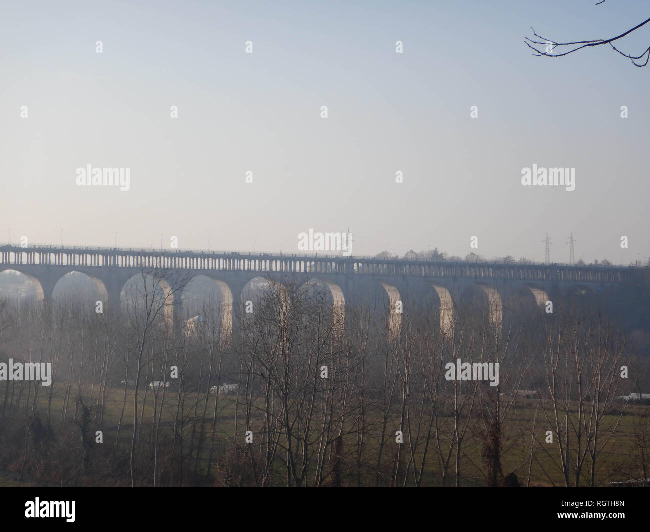 The bridge in Cuneo, Piedmont - Italy Stock Photo - Alamy