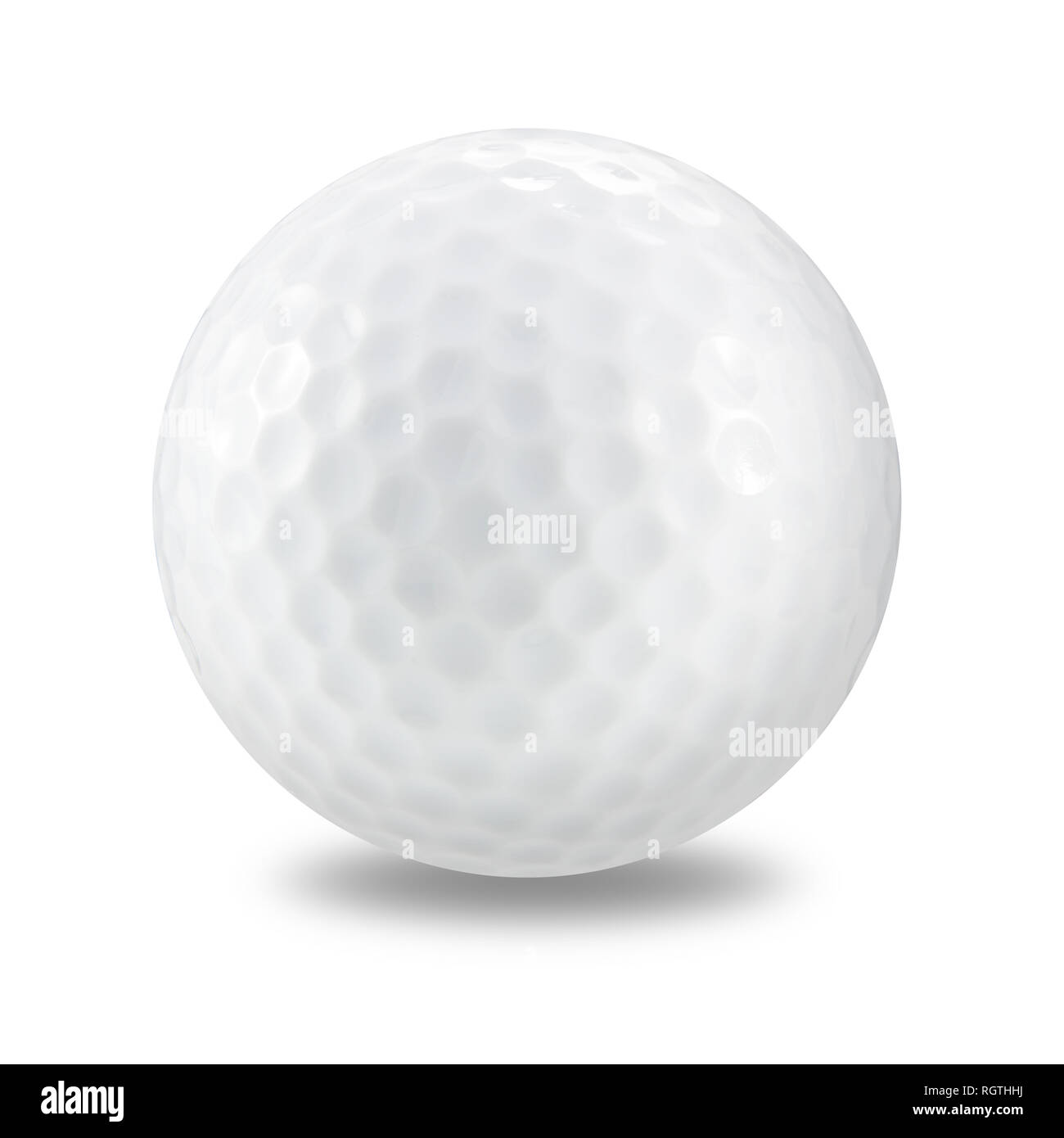 golf ball on a white background with clipping path Stock Photo - Alamy