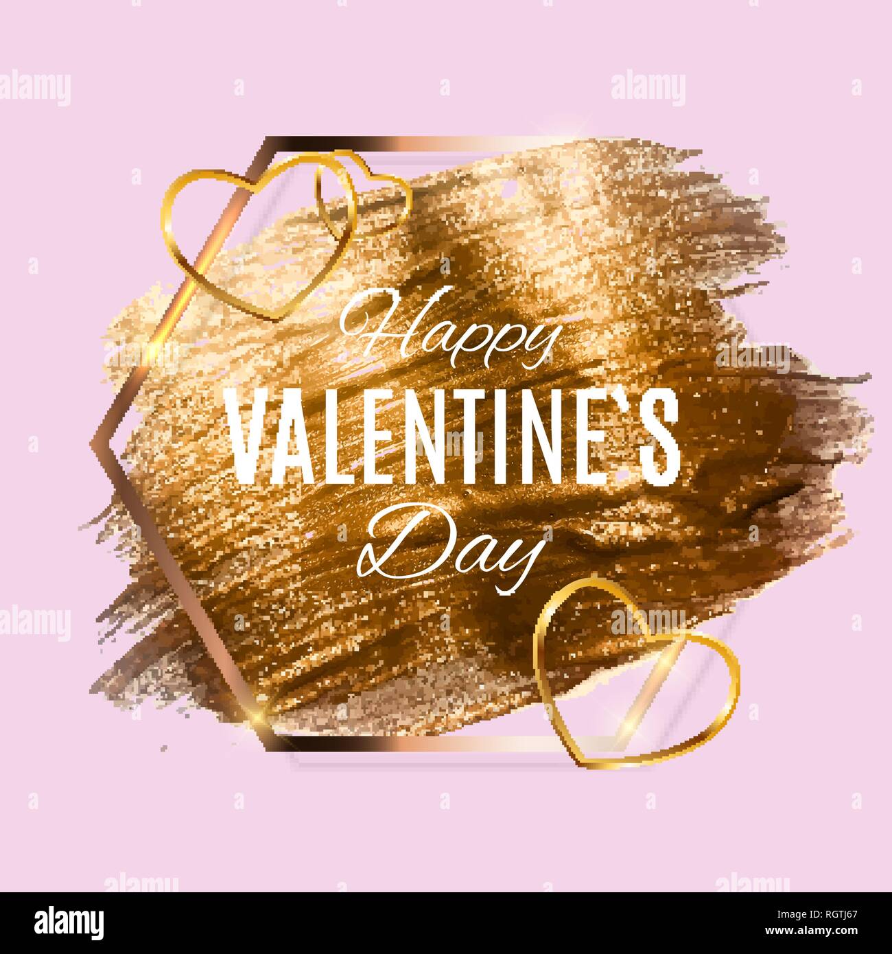 Valentine's Day Love and Feelings Background Design. Vector ...