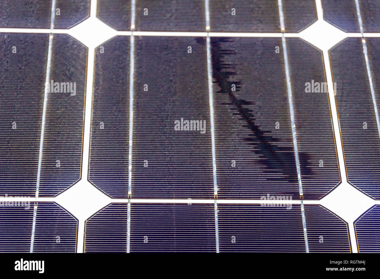 Silicon cells Poly modules with Snail Trails defects in its surface ...