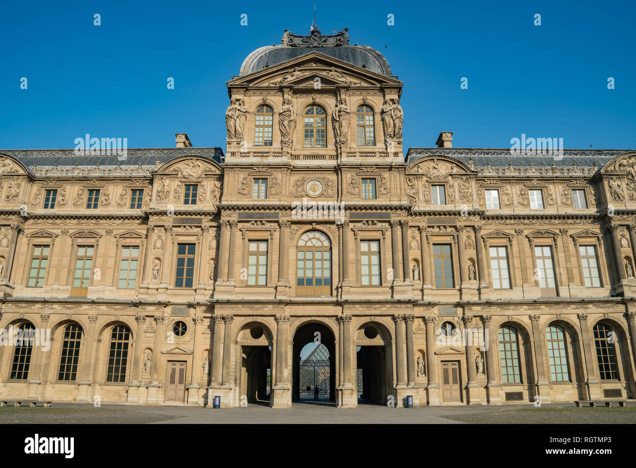 Louvre exterior historical hi-res stock photography and images - Alamy