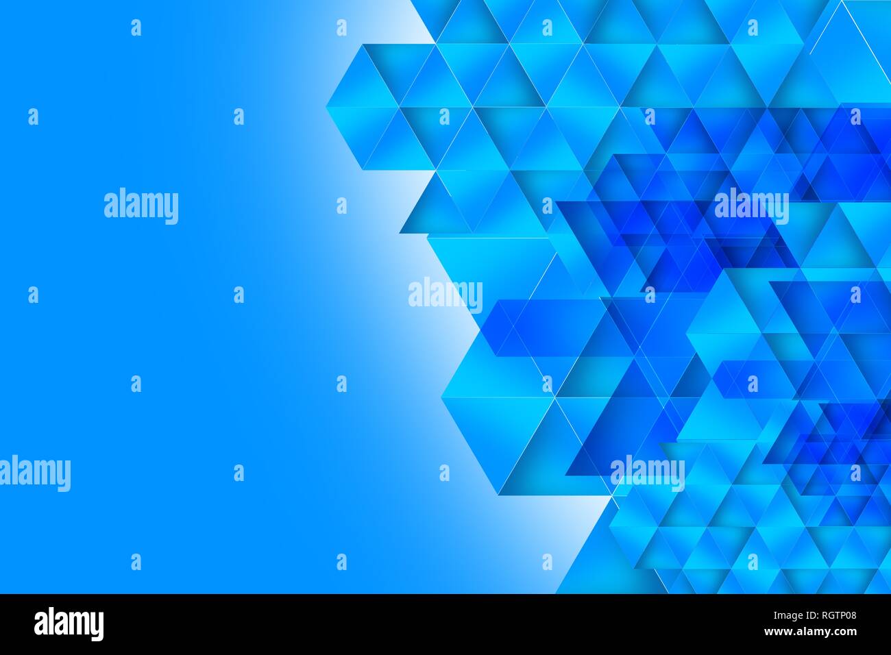Geometric Blue Abstract Background Illustration Stock Photo - Alamy