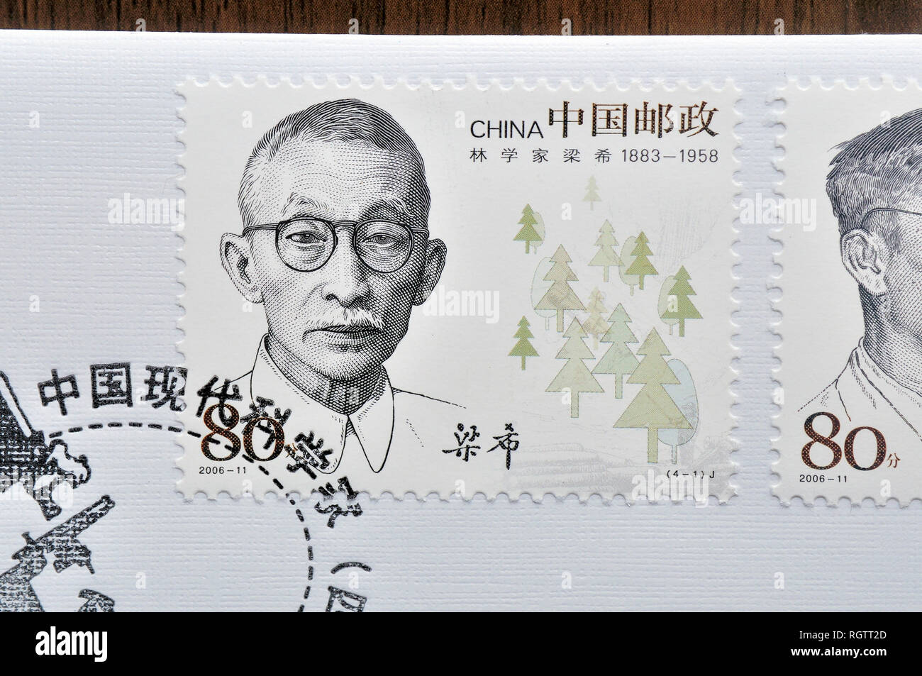 CHINA - CIRCA 2006: A stamp printed in China shows 2006-11 Scientists ...