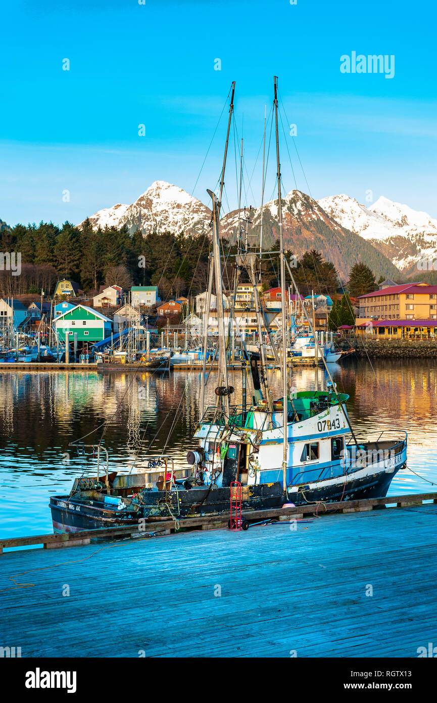 Alaska Sitka Boats Harbor High Resolution Stock Photography and Images - Alamy